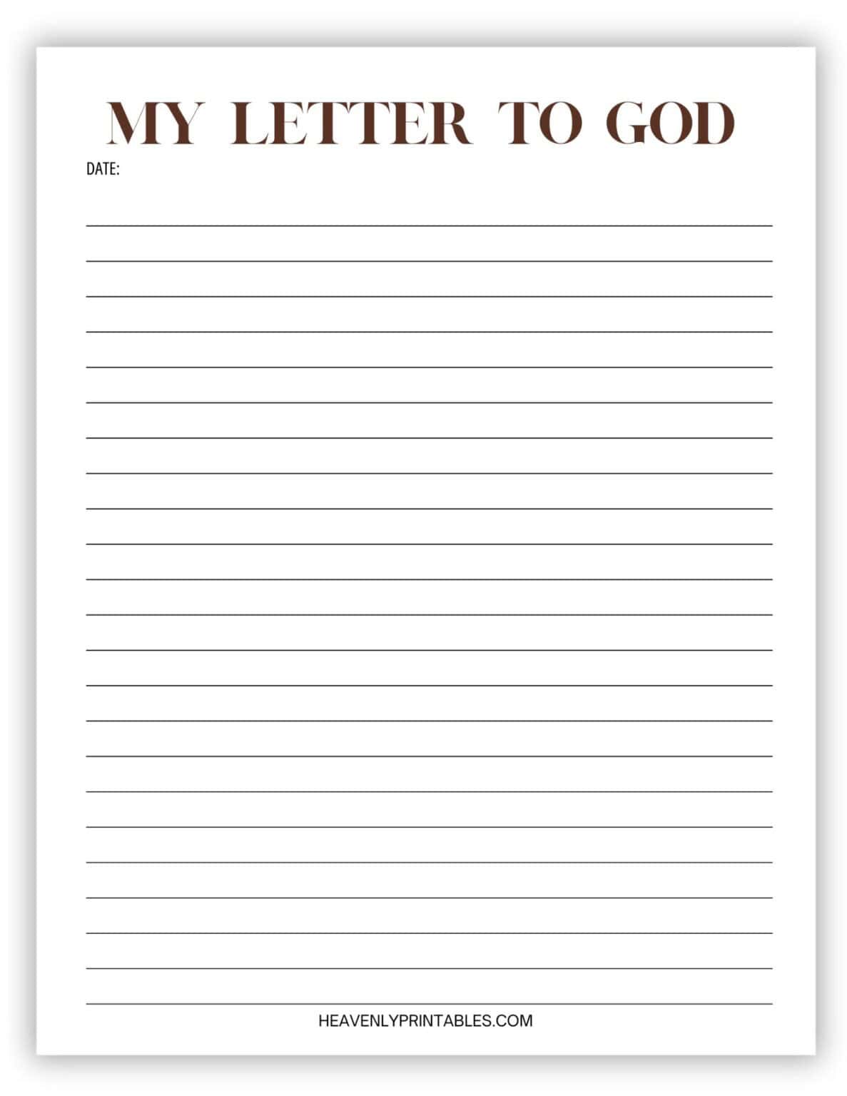 Coffee Themed Prayer Journal (Free PDF Printable) - Heavenly Printables