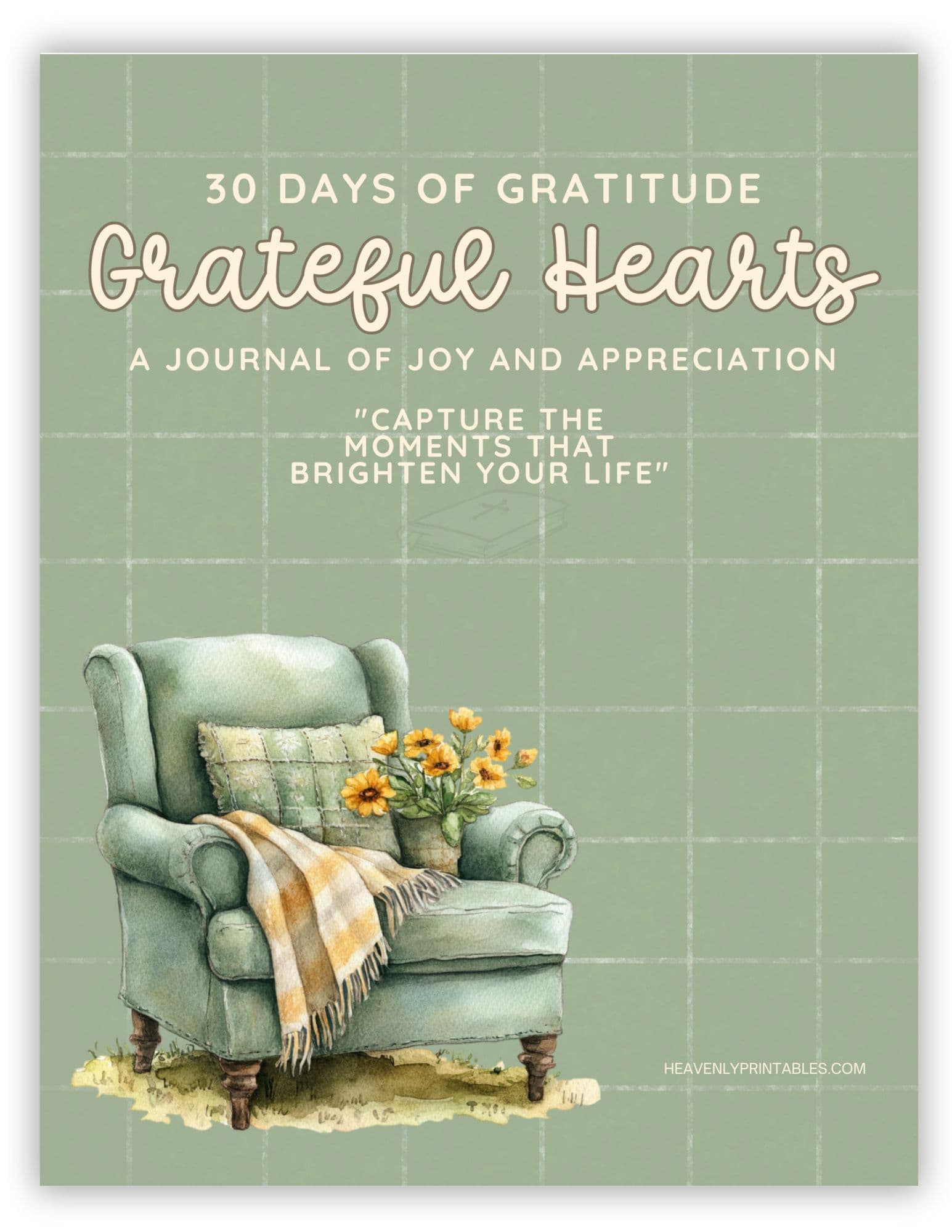 Spring Grateful Hearts Gratitude and Reflection Journal (Free PDF ...