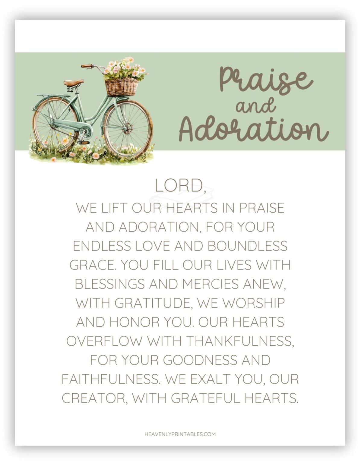 Spring Grateful Hearts Gratitude and Reflection Journal (Free PDF ...