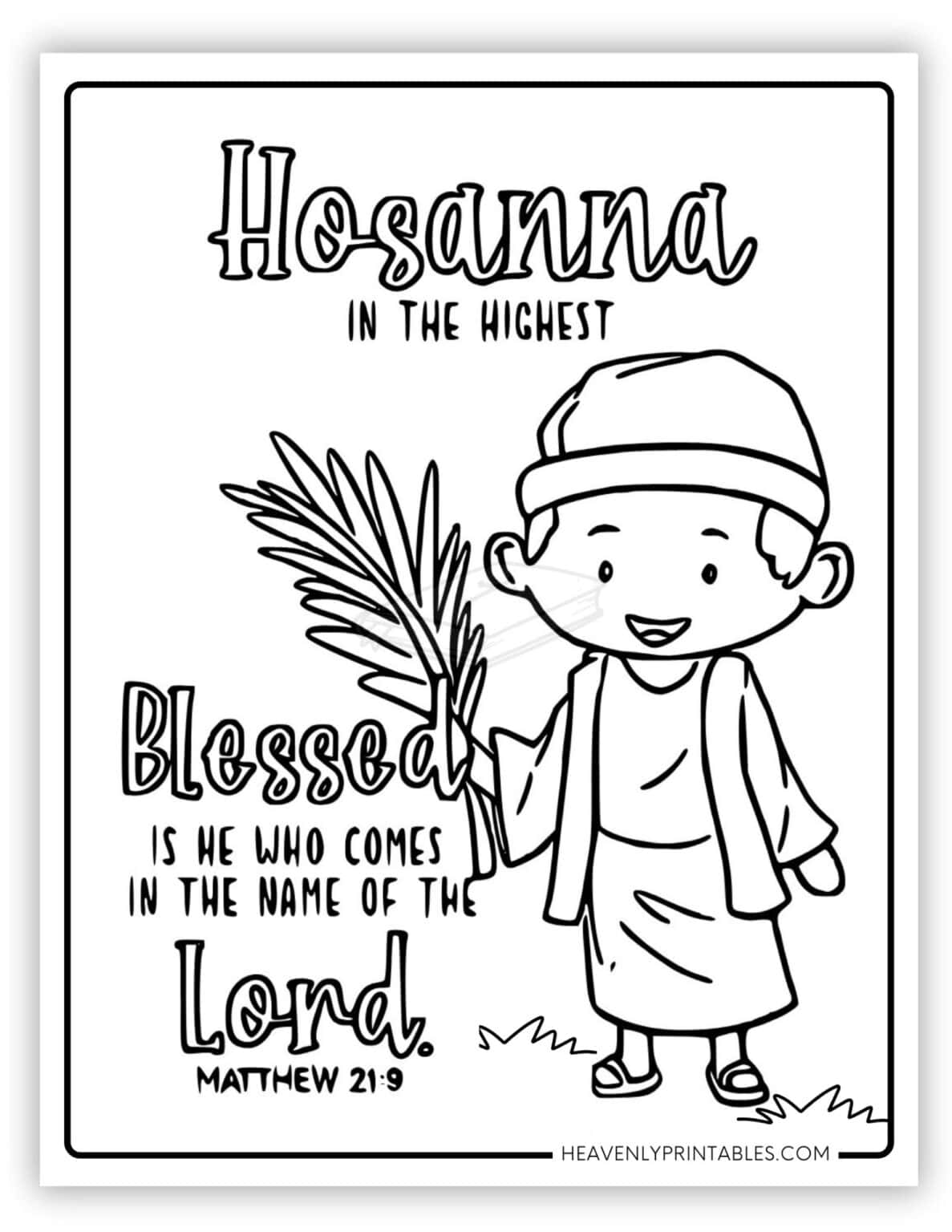 Easter Coloring Pages (Free PDF Printables) - Heavenly Printables