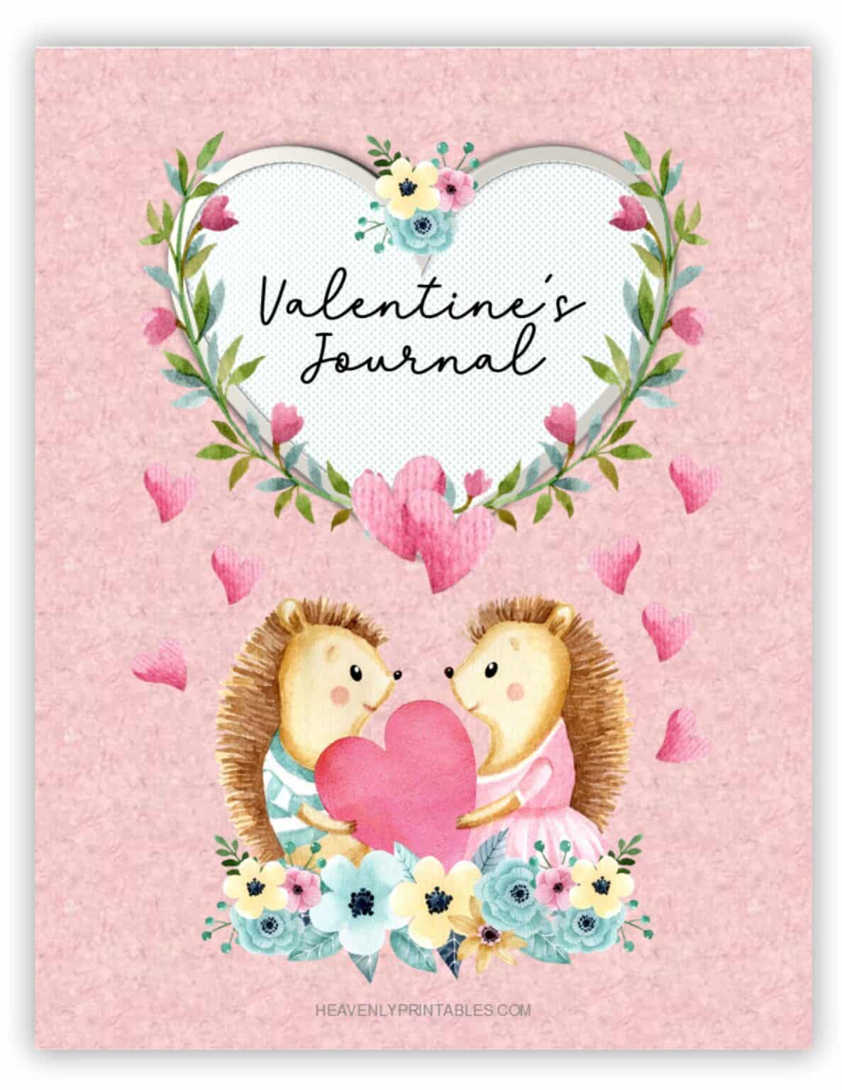 Valentine's Day Journal for Couples (Free PDF Printable) - Heavenly ...