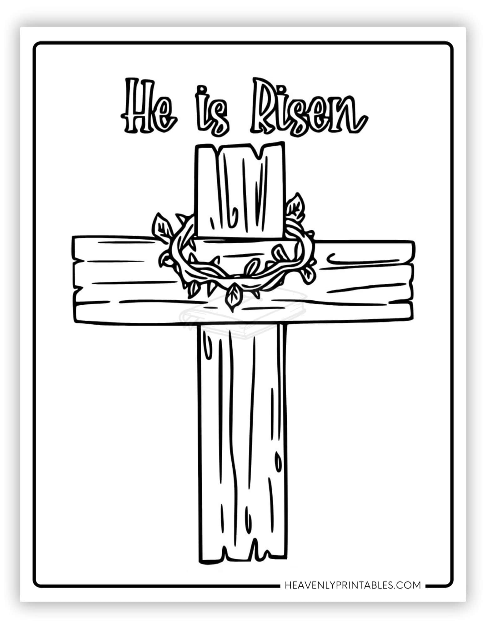Easter Coloring Pages (Free PDF Printables) - Heavenly Printables