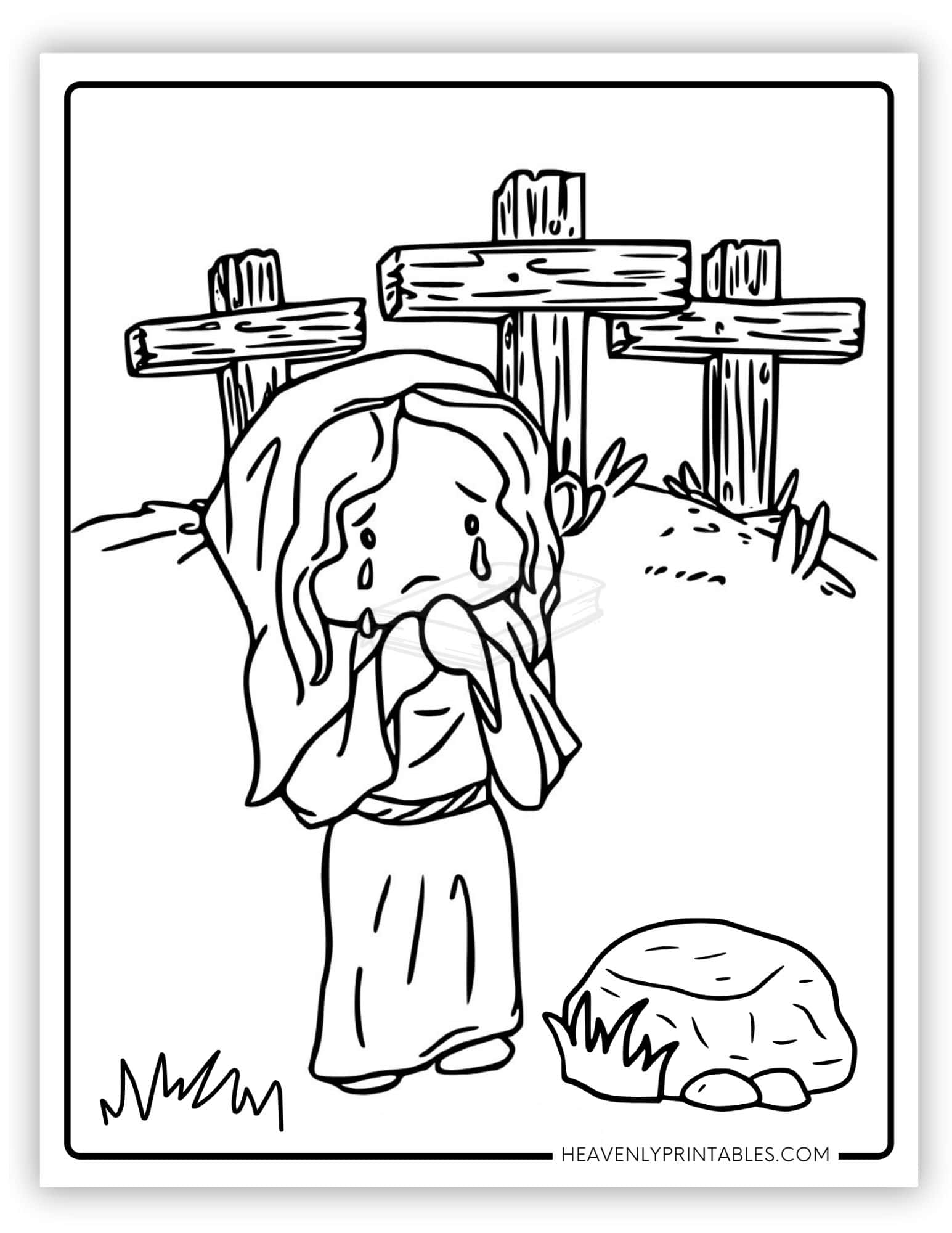 Easter Coloring Pages (Free PDF Printables) - Heavenly Printables