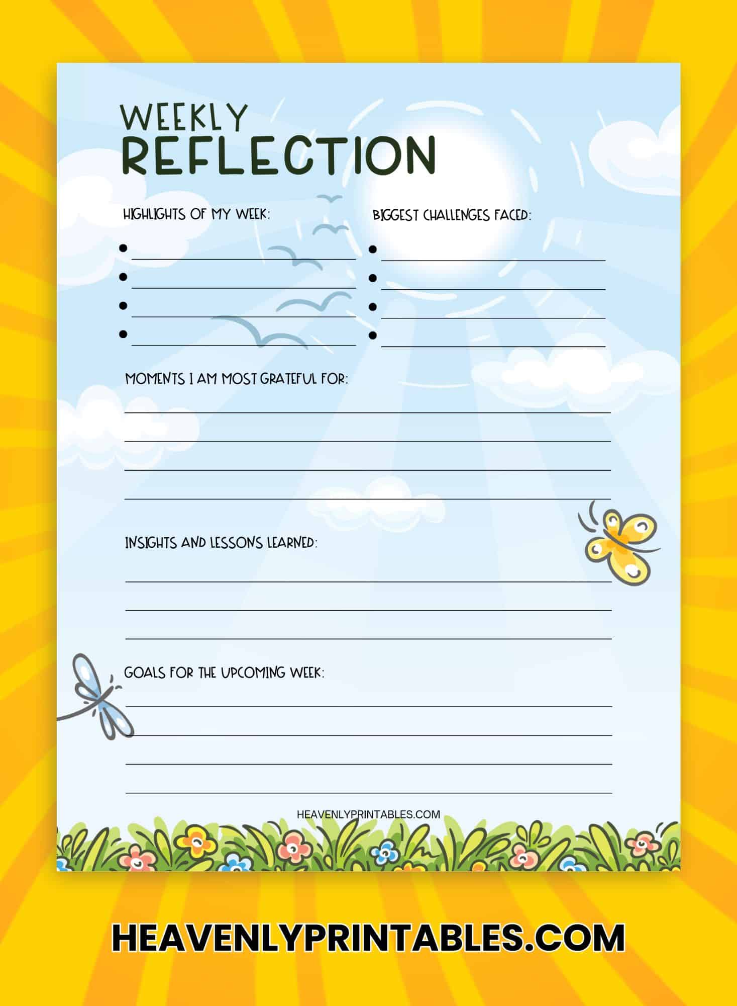 Happy Kids Grateful Hearts Gratitude and Reflection Journal (Free PDF ...
