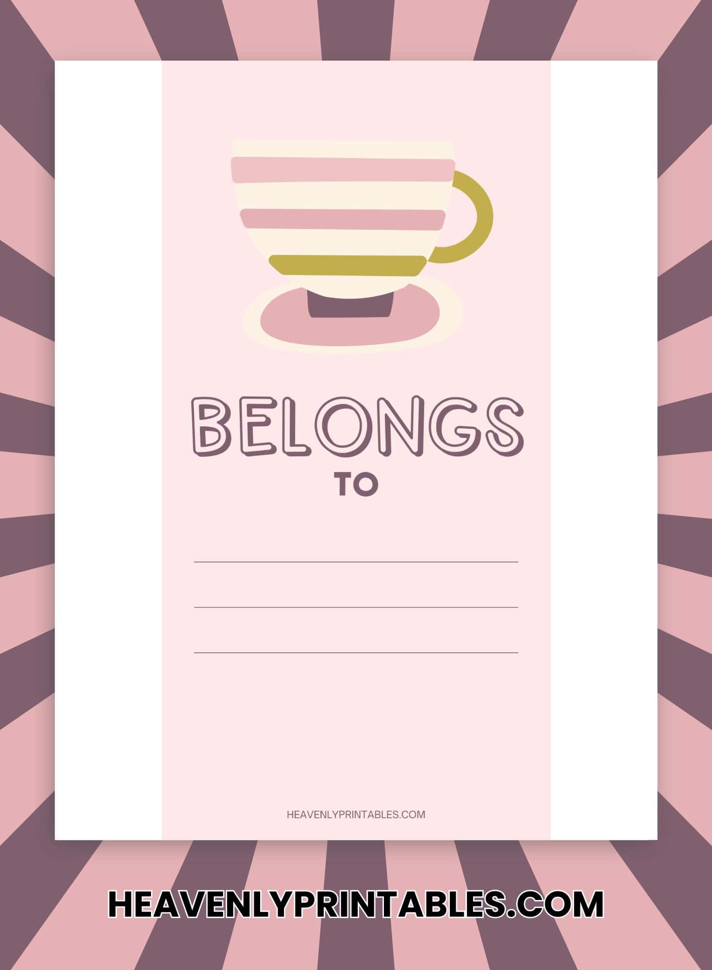 Cute Tea-Themed Thirty Day Gratitude Journal (Free PDF Printable ...