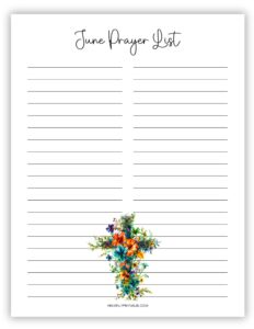 June Calendar Planner (Free PDF Printable) - Heavenly Printables
