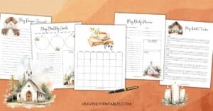 May Calender Planner (Free PDF Printable) - Heavenly Printables