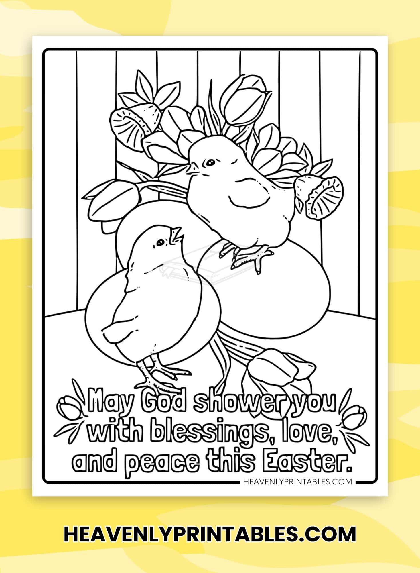 Vintage Easter Coloring Pages (Free PDF Printables) - Heavenly Printables