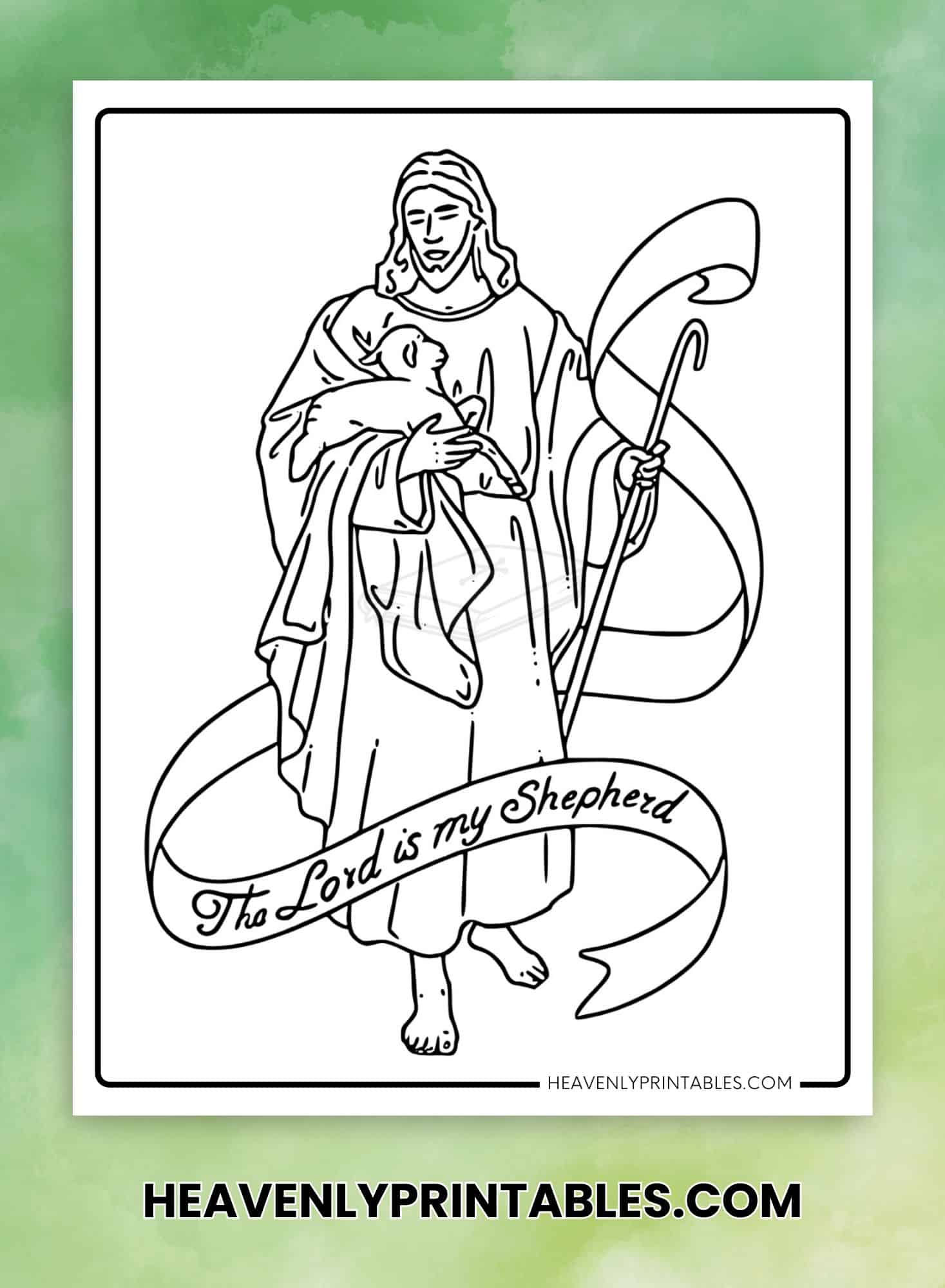 Vintage Easter Coloring Pages (Free PDF Printables) - Heavenly Printables