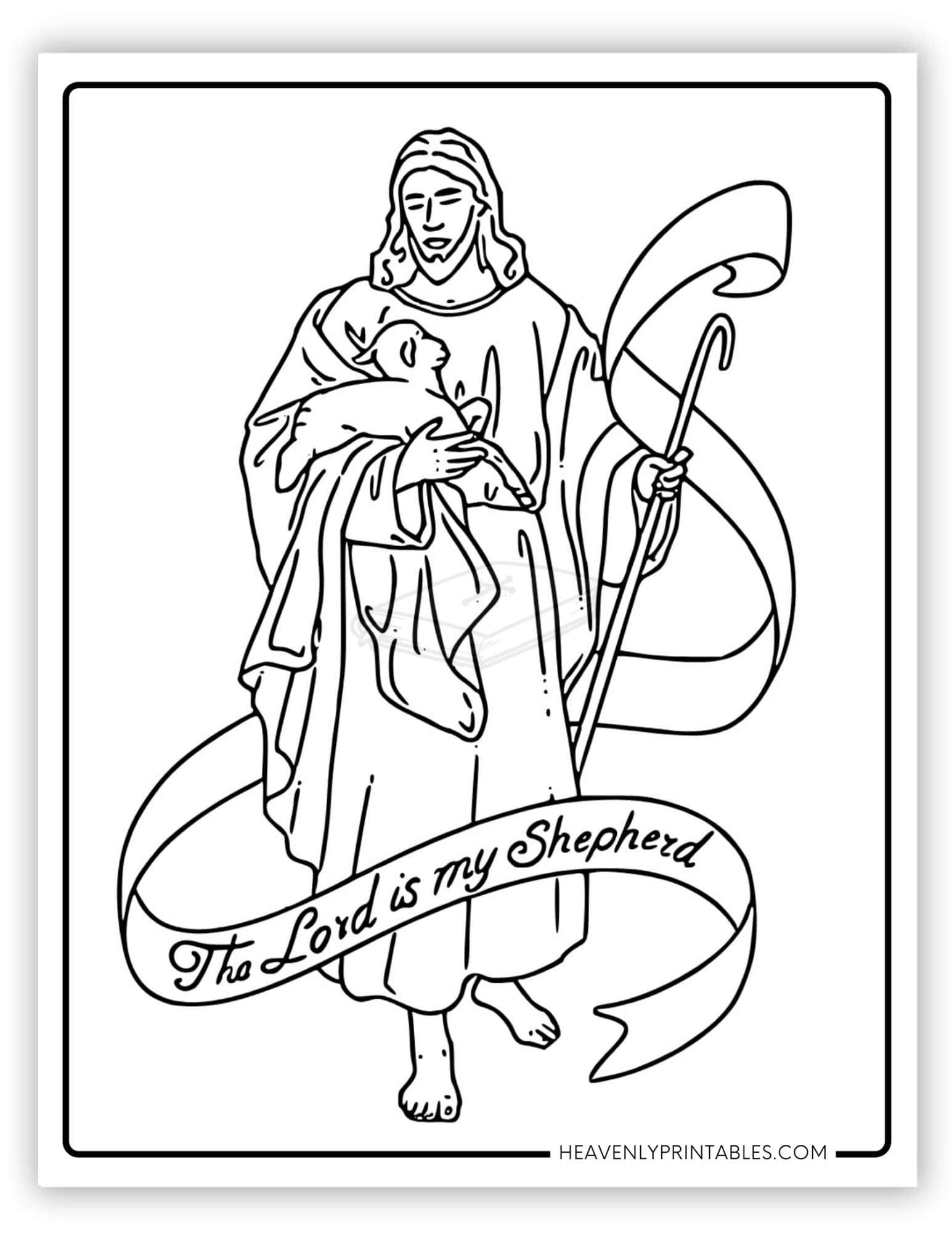 Vintage Easter Coloring Pages (Free PDF Printables) - Heavenly Printables