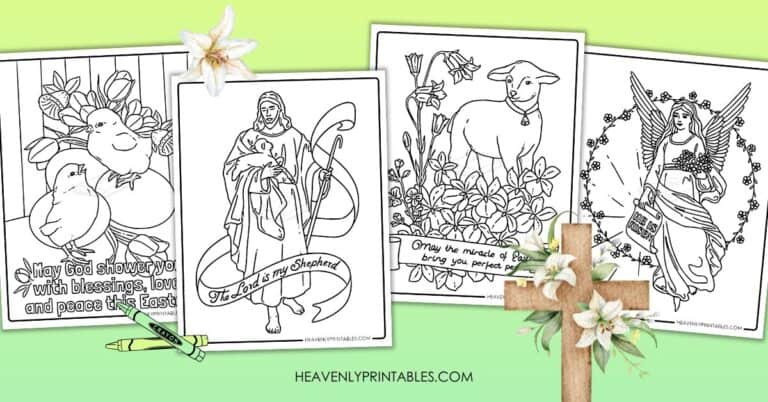 Coloring Pages Archives - Heavenly Printables