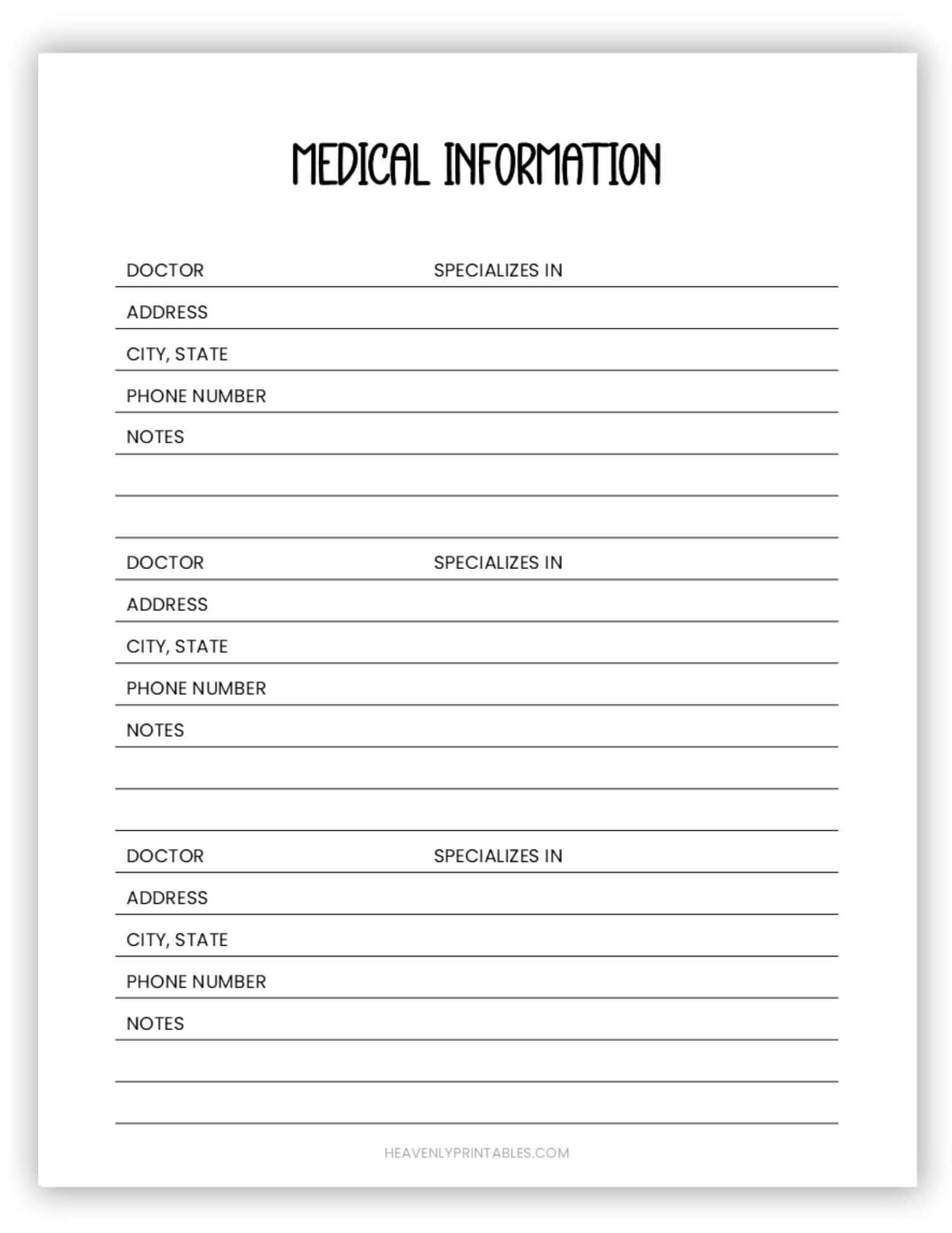 Final Wishes Planner (Free PDF Printable) - Heavenly Printables