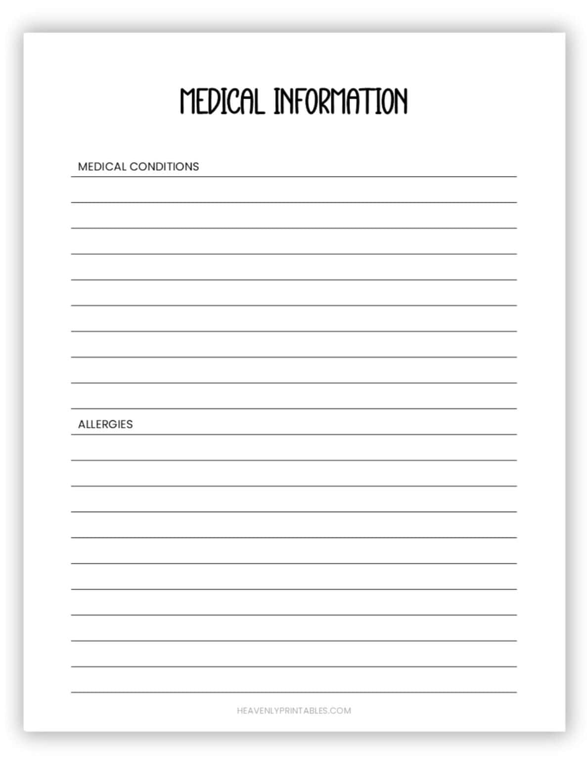 Final Wishes Planner (Free PDF Printable) - Heavenly Printables