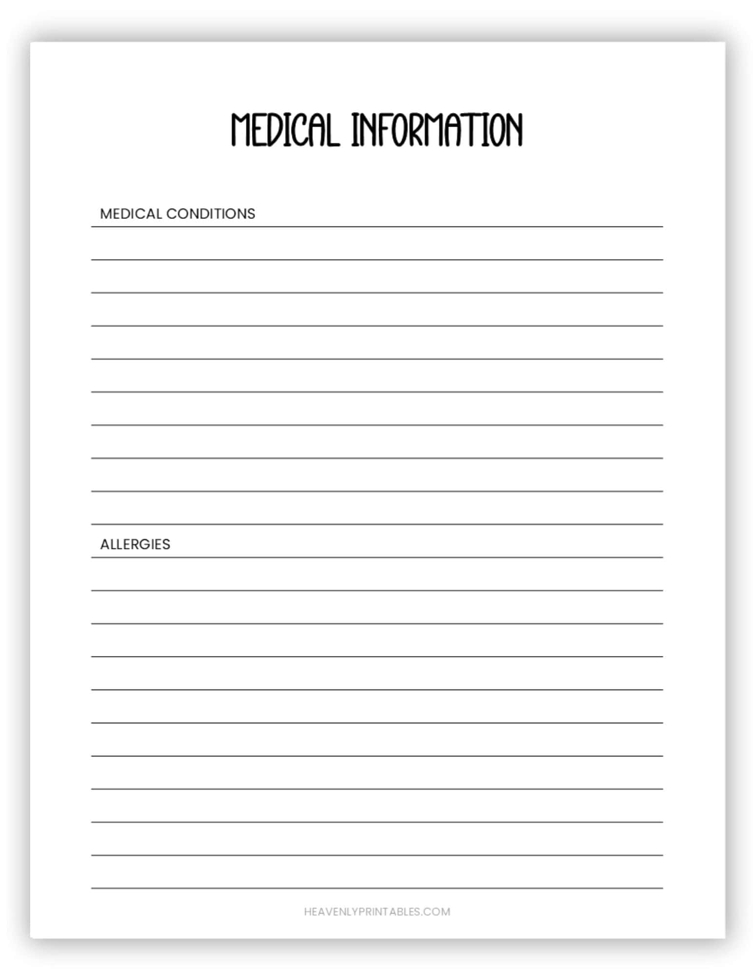 Final Wishes Planner (Free PDF Printable) - Heavenly Printables