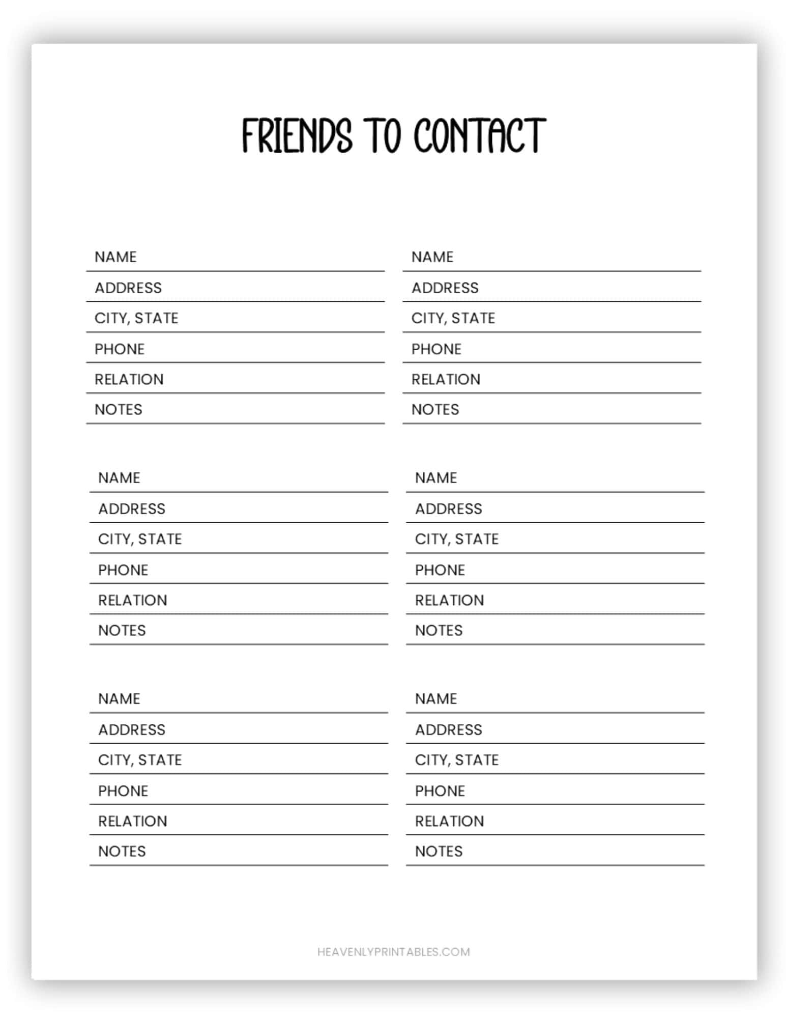 Final Wishes Planner (Free PDF Printable) - Heavenly Printables