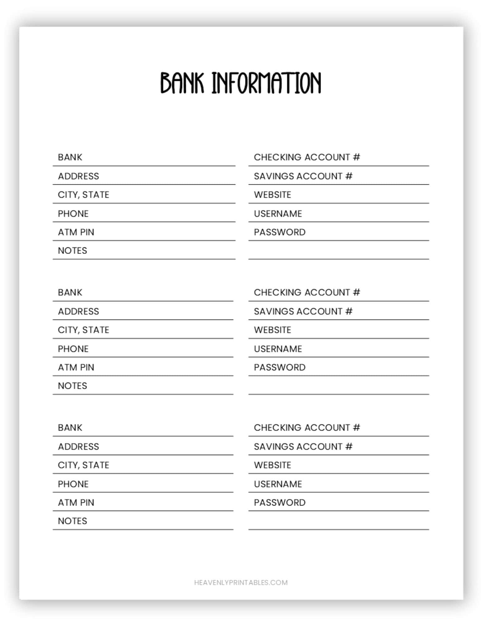 Final Wishes Planner (Free PDF Printable) - Heavenly Printables