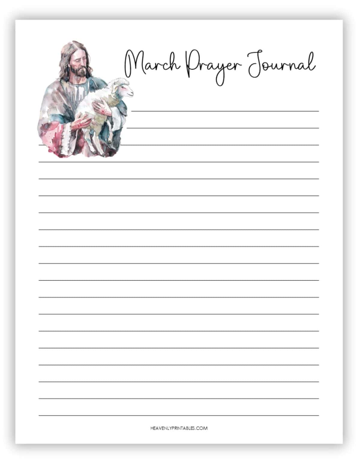 March Calendar Planner (Free PDF Printable) - Heavenly Printables