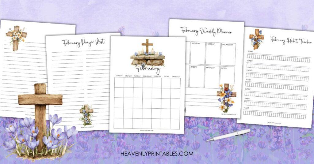 November Calendar Planner (Free PDF Printable) - Heavenly Printables