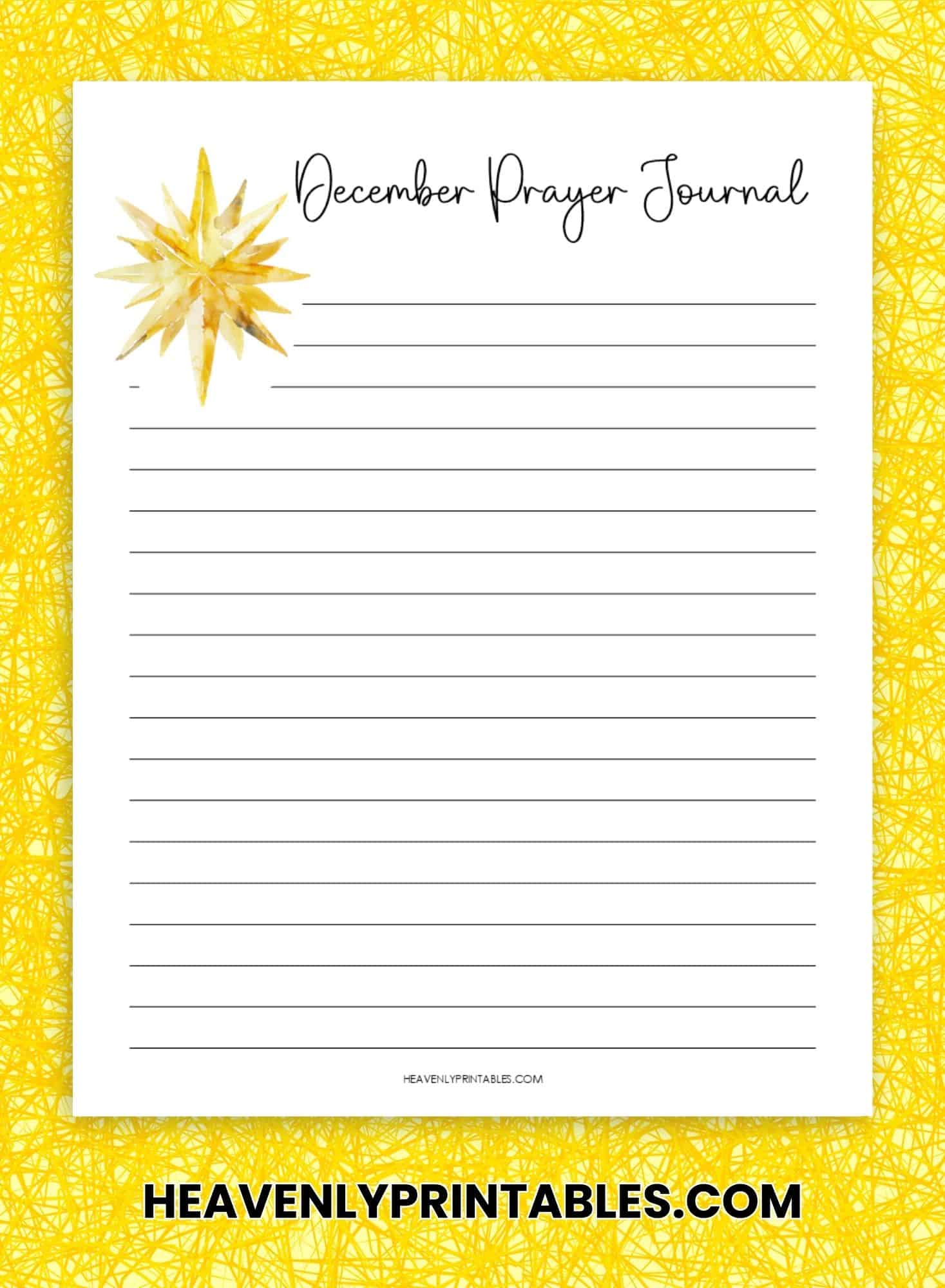 December Calendar Planner (Free PDF Printable) - Heavenly Printables