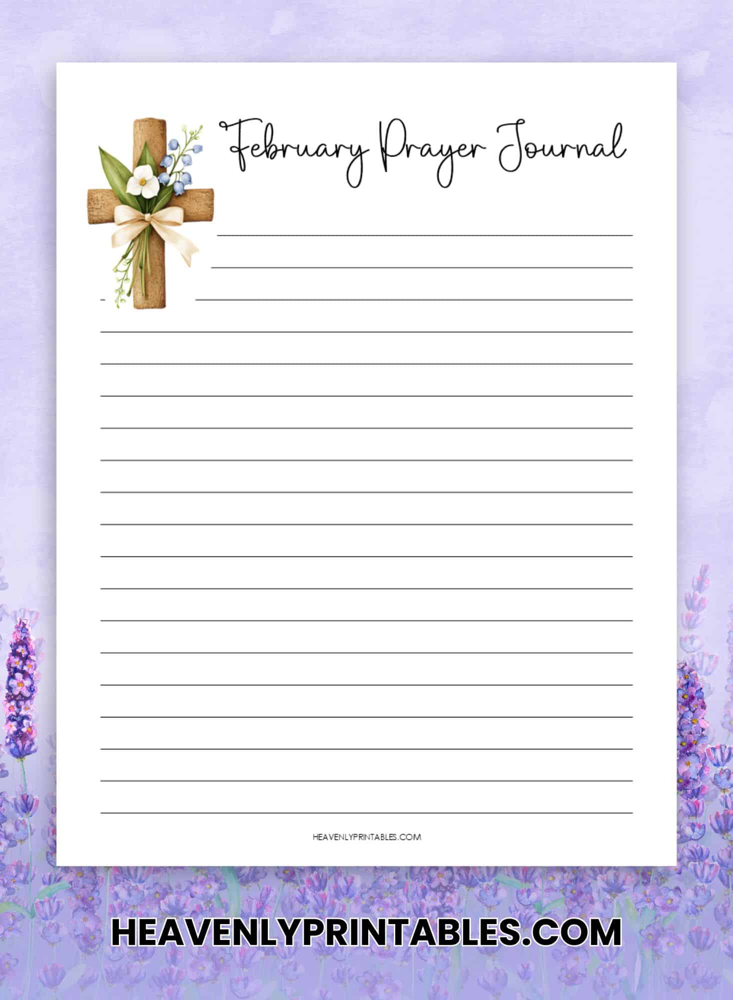 February Calendar Planner (Free PDF Printable) - Heavenly Printables