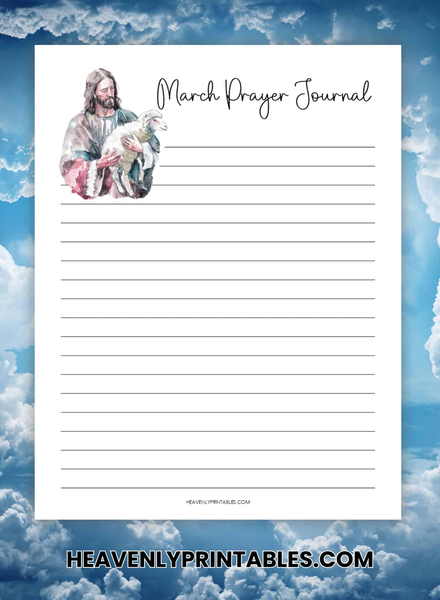 March Calendar Planner (Free PDF Printable) - Heavenly Printables